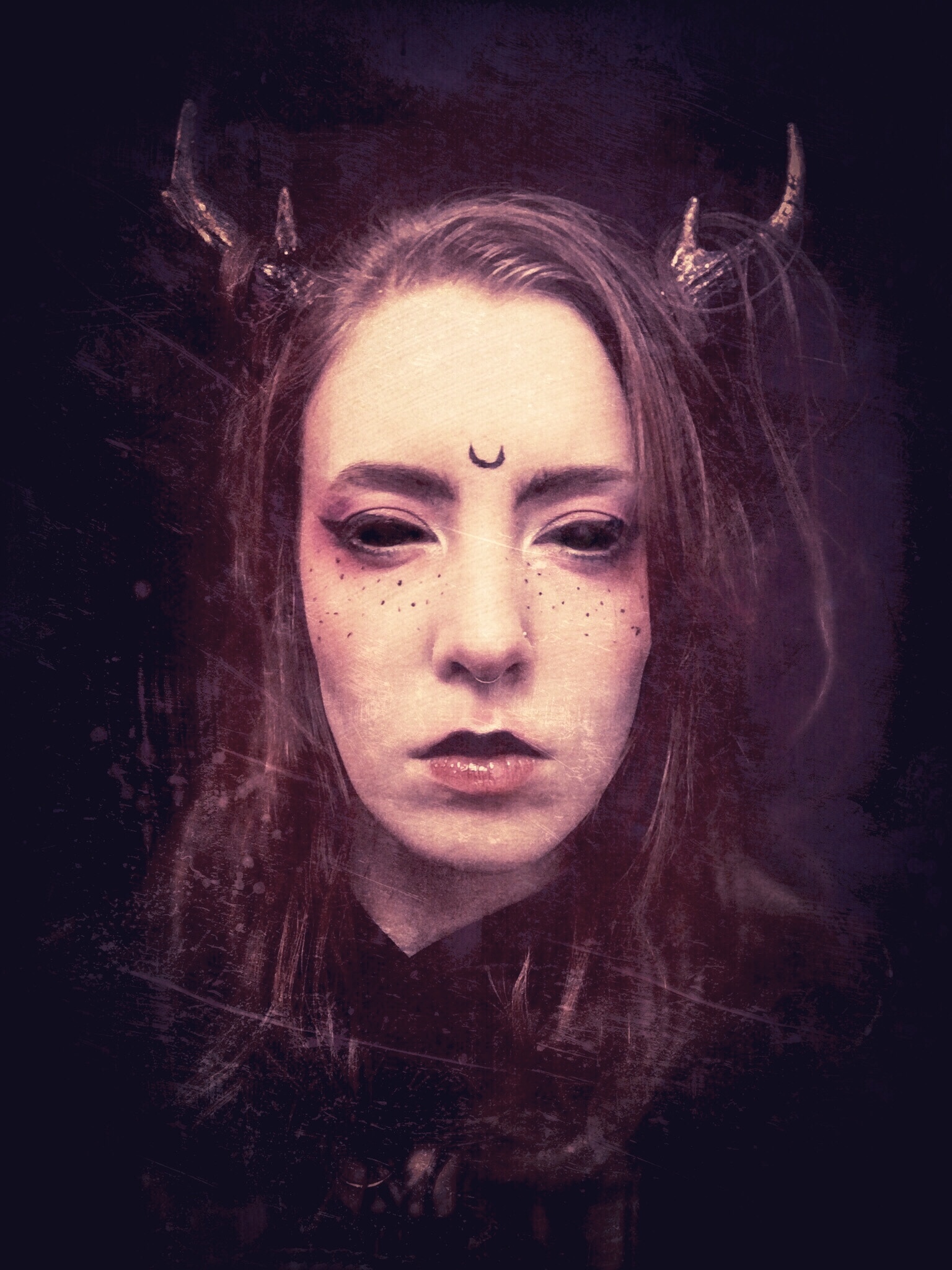 Demon | Fantasy Make-up | Portrait – Blessed Shadows