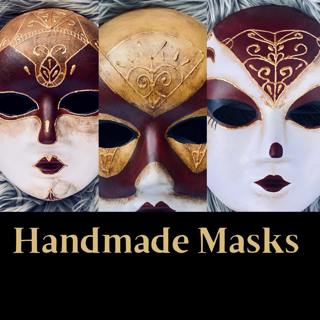 Venetian Inspired Masquerade Masks | OOAK | Shop BlessedShadows on Etsy ...